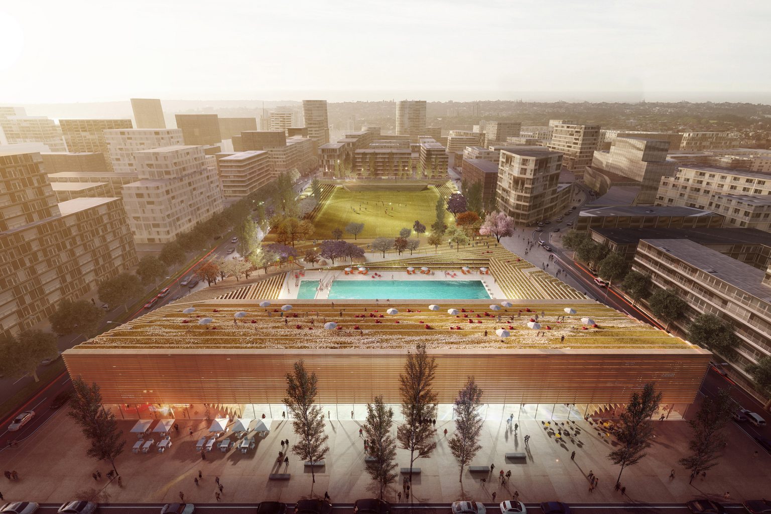 Green Square Pool - Silvester Fuller